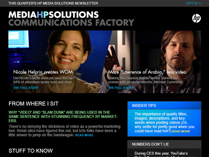 Hewlett Packard - One Degree Brand Chemistry